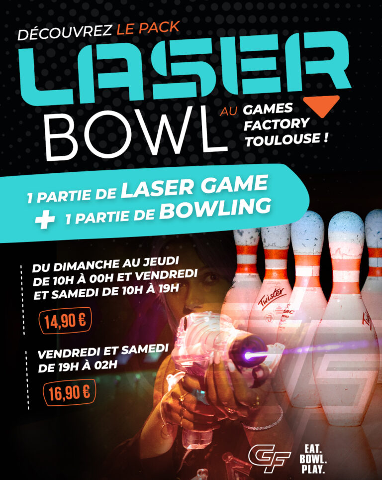 Découvre le pack Laser Bowl ! - gamesfactorytoulouse